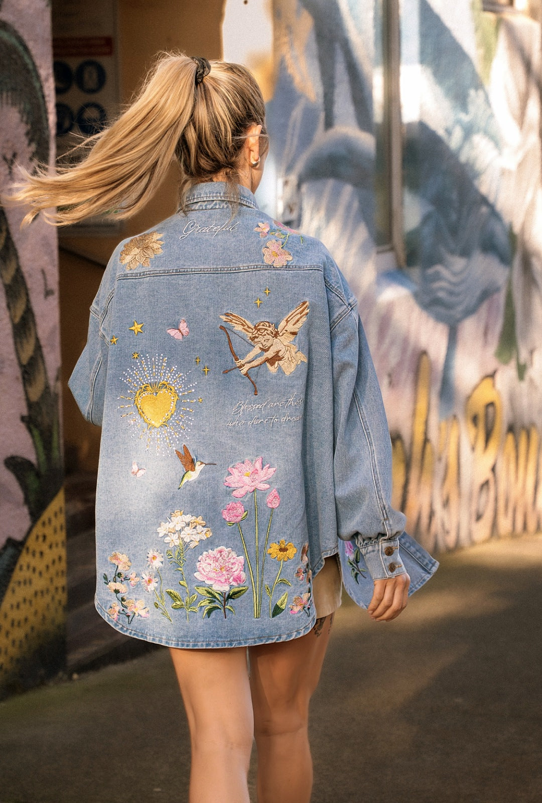 Sacred Garden Denim Jacket – Sacred Circus